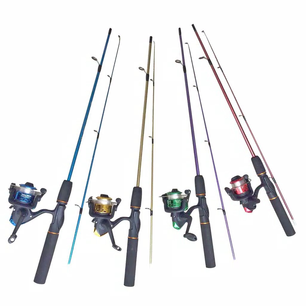 Pancing Set (joran Connect 2) (latest) Strength 12 Lbs (japan Quality ...