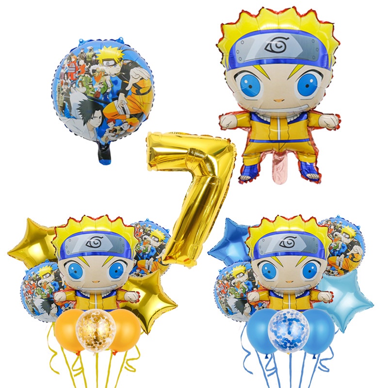 New party needs Naruto Birthday Party Balloon Set Birthday Digital ...