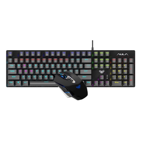 Wired Keyboard & Mouse combo - AULA T640 | Shopee Philippines