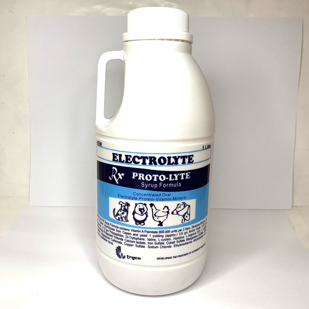 [CLR AGRIVET] 1L PROTO-LYTE ELECTROLYTE TRYCO SYRUP/ FOR ANIMALS/ 1L ...
