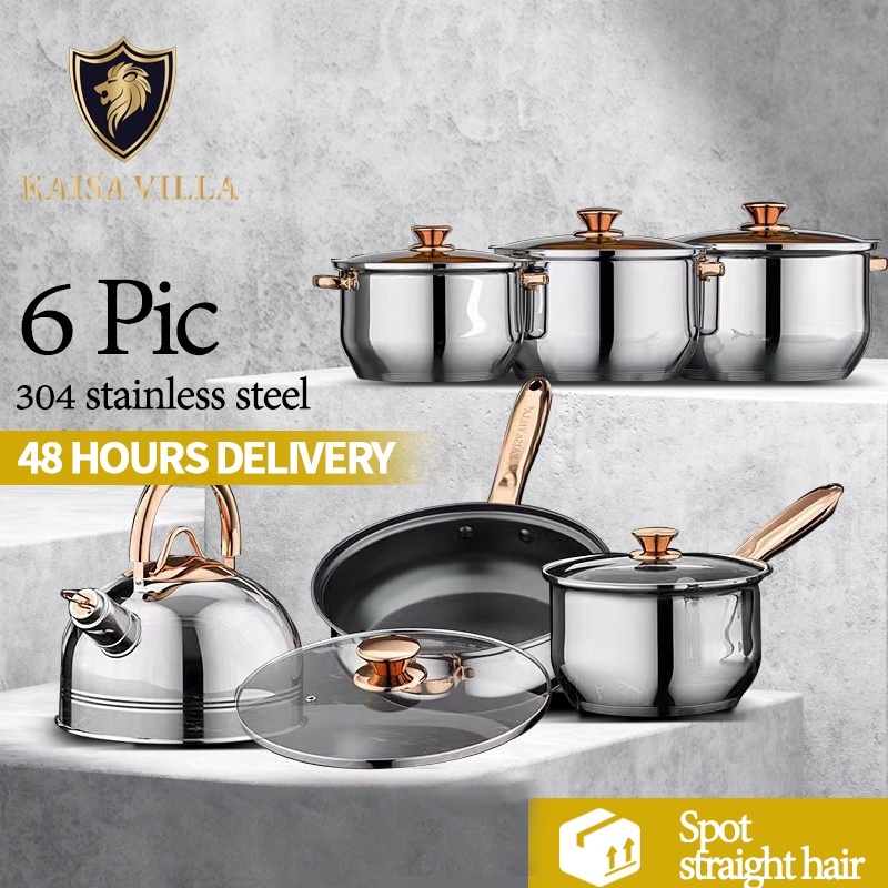 Kaisa Villa cookwar set non stick cookware caserole set kitchenware ...