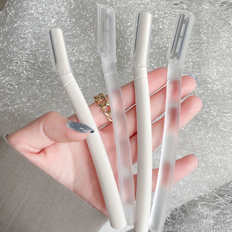 Korean version of white transparent eyebrow trimmer/safe macro eyebrow ...
