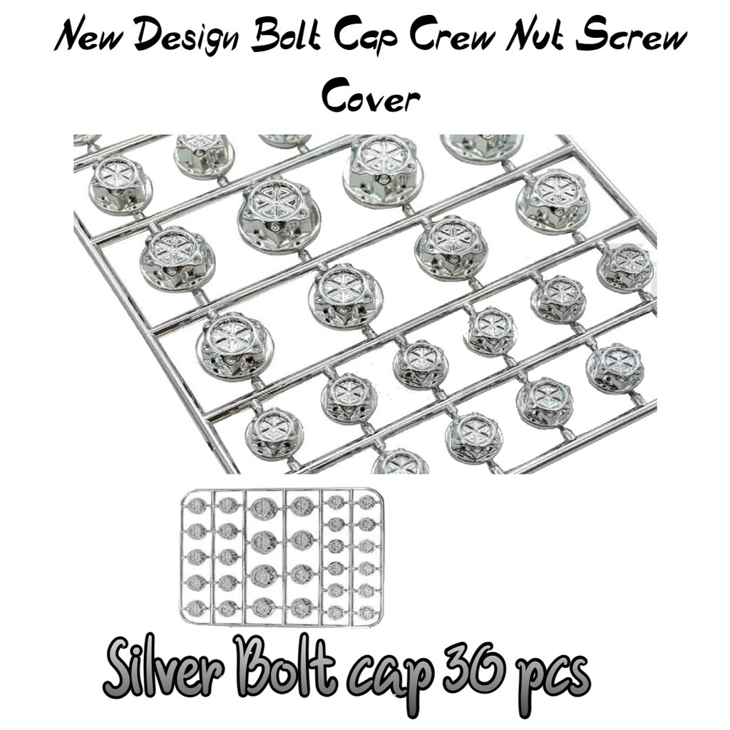 VEGA FORCE I Silver Bolt Cap Thai Crew Nut 30pcs COD | Shopee Philippines
