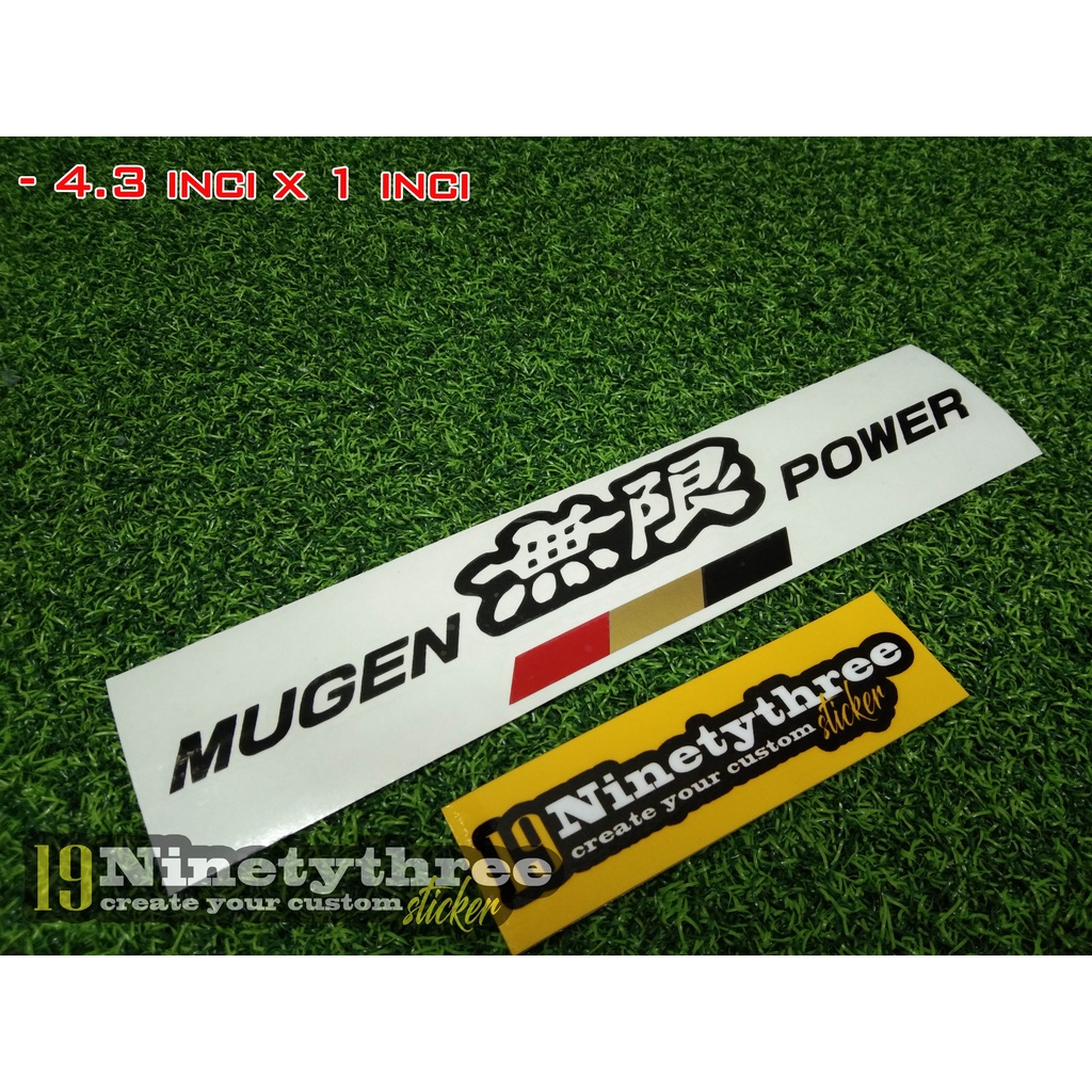 Mugen power sticker spoiler honda | Shopee Philippines