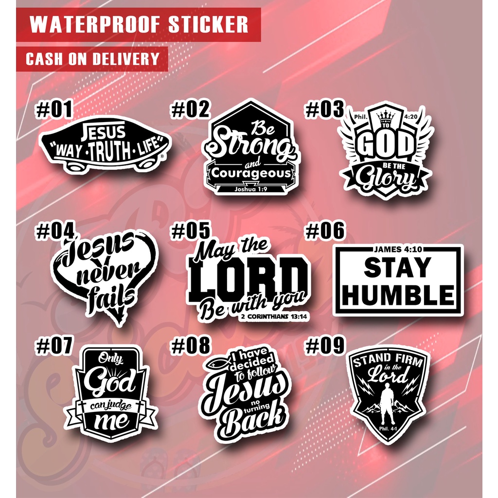 Bible Verse, Team Jesus | Vinyl | JRP Stickaz | Shopee Philippines