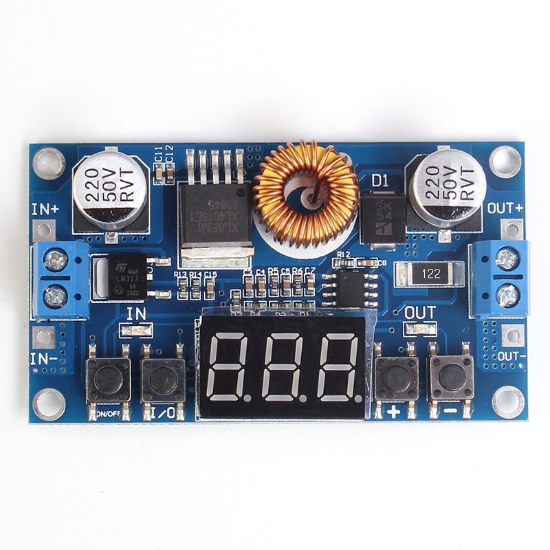 DC-DC 5-36V to 1.2V-32V 5A 75W Step Down Module Adjustable Voltage Buck ...