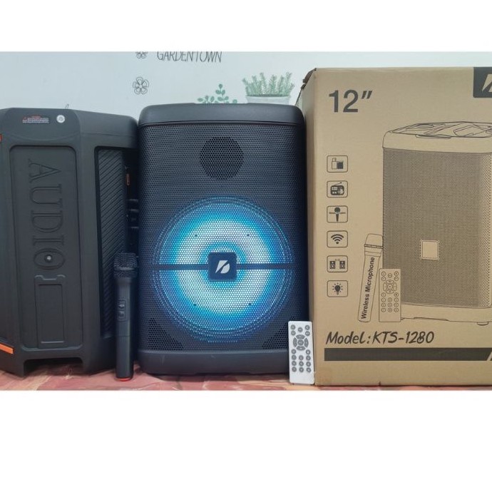 KTS 1280 12’"inch BLUETOOTH SPEAKER FREE MIC | Shopee Philippines