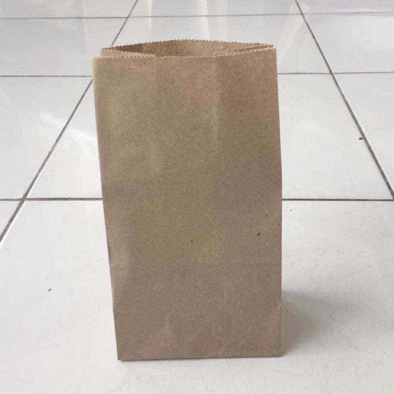 100pcs Brown Paper Bag (Takeout Bag/Supot) #1, #2, #3, #4, #5, #6, #8 ...