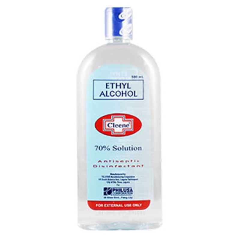 Cleene Ethyl Alcohol 70% 500ml [Mild Scent Antiseptic and Disinfectant ...