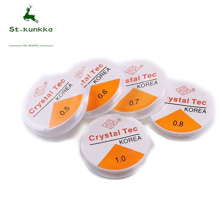 St.kunkka 1Pc/Pack Crystal Elastic Beading Line Thread String Stretch ...