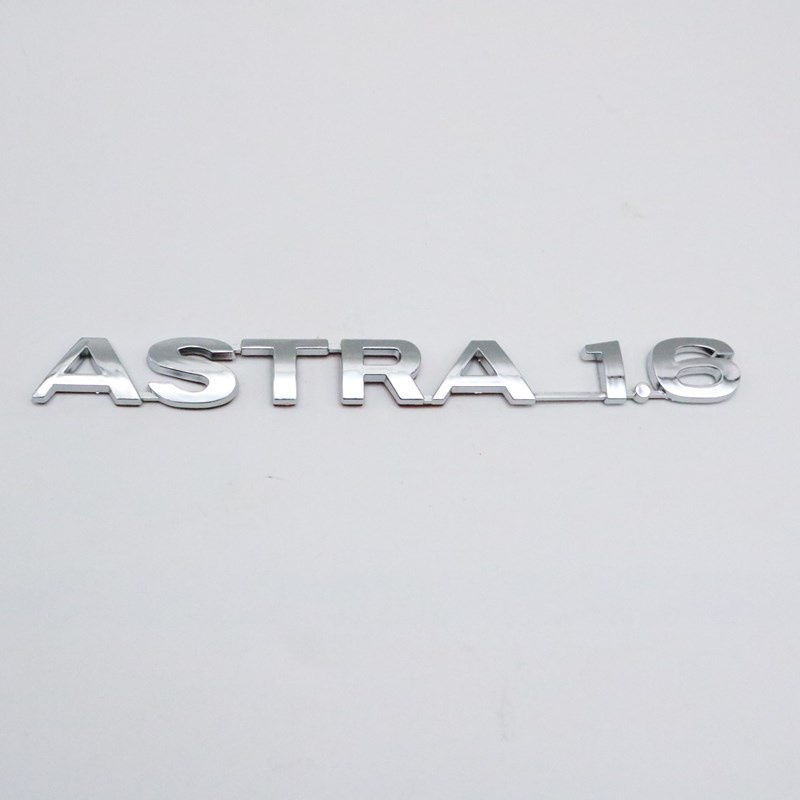 Car Tailgate Decoration Decal For Opel Vauxhall Astra 1.6 3D Chrome ...
