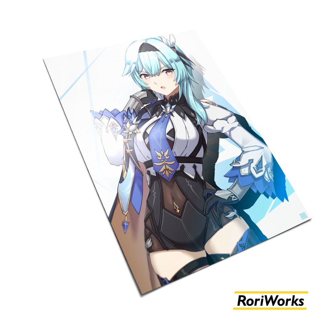 Anime Poster - Eula Genshin Impact | Shopee Philippines