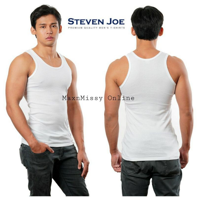 Men's SANDO WHITE Body Fit SLIM FIT 100% Combed Cotton - Original ...