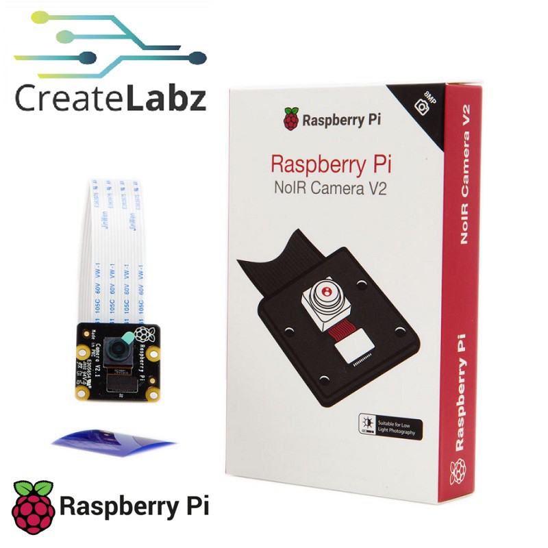 Raspberry Pi NoIR Camera v2 Module, Official 8MP Night Vision IMX219 ...