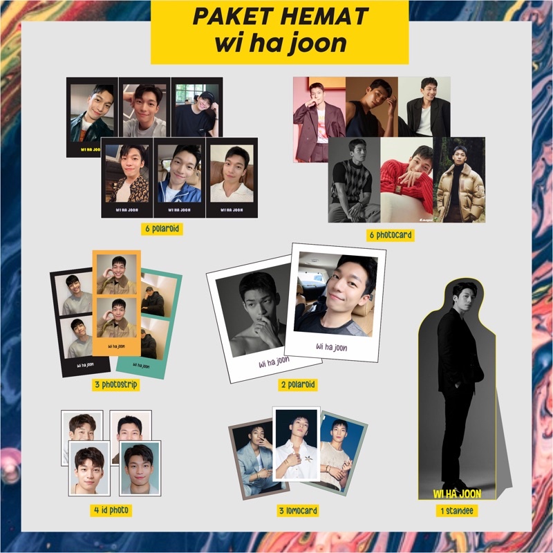 Korea ACTOR SAVING PACKAGE PAHE (WI HA JOON) | Shopee Philippines