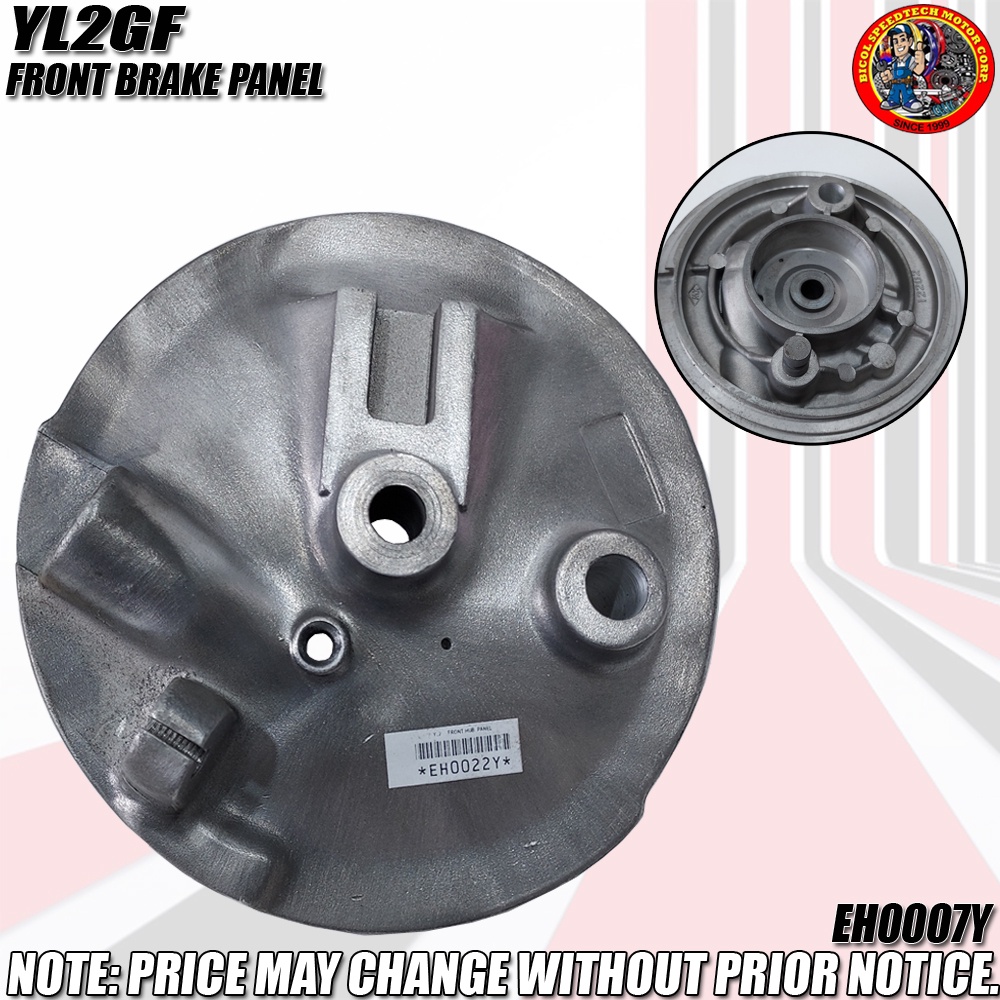 YL2GF FRONT BRAKE PANEL (EH0007Y) | Shopee Philippines