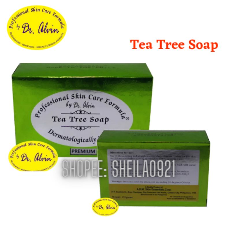 Dr. Alvin Tea Tree Soap (anti bacteria) dr.alvin | Shopee Philippines