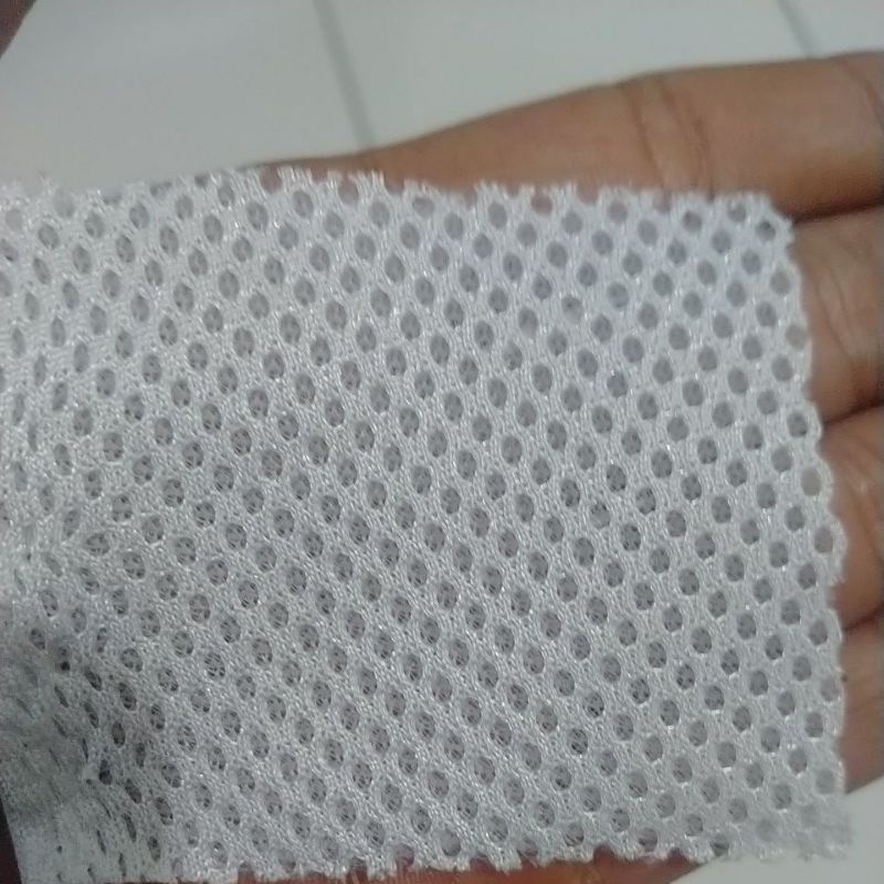 PUTIH HITAM Sanwit Fabric/mesh mesh Fabric/ Black And White mesh Fabric ...