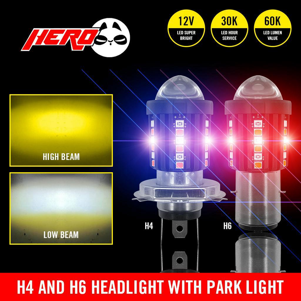 Firefly H4 & H6 Headlight with Park Light Halogen Bulb Universal Made ...