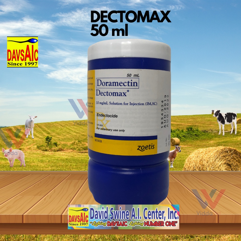 Dectomax 50ml for Livestock Pig Goat Cattle Sheep | Shopee Philippines