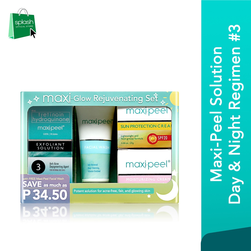Maxi-Peel Rejuv Set Day and Night Face Care Regimen Set #3 Severe ...