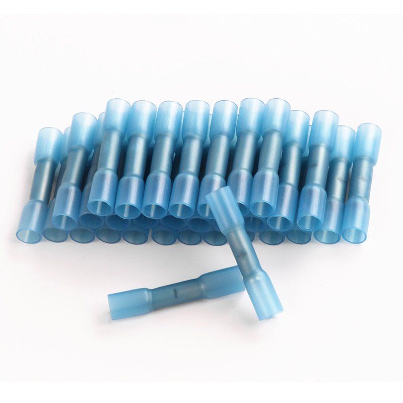 25PCS Waterproof Heat Shrink Butt Connectors Insulated Crimping ...