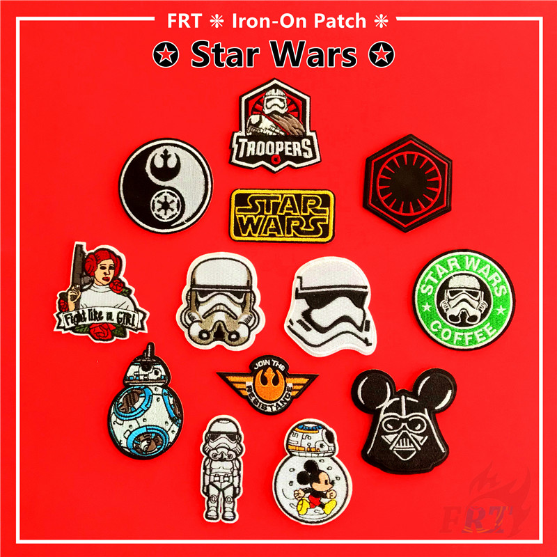 ☸ Star Wars - Movie Iron-On Patch ☸ 1Pc Imperial Stormtrooper / First ...