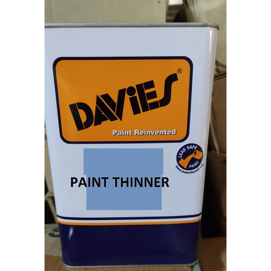 Davies Paint Thinner DV40 4Liters / Gallon | Shopee Philippines