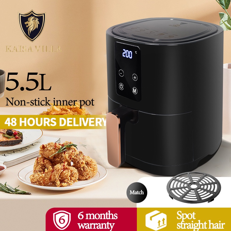 Kaisa Villa air fryer oven burger and fries fryer Deep Fryer air fyer Air fryer 4.5 liters Air ...