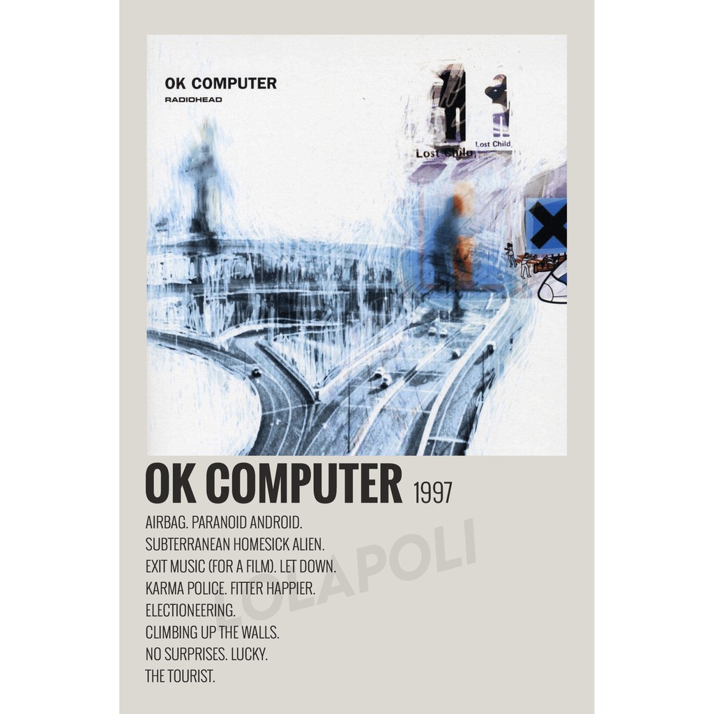 Poster Cover Album OK Computer - Radiohead | Shopee Philippines