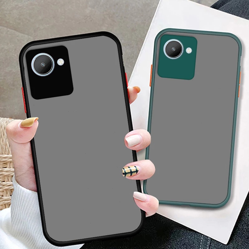 Realme C30 Case Matte Translucent Camera Protection Shockproof Phone ...