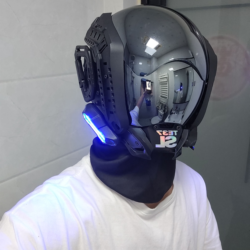 CyberPunk Mask Cosplay Advanced PROJECT Ninja Masks LED Light Shinobi ...