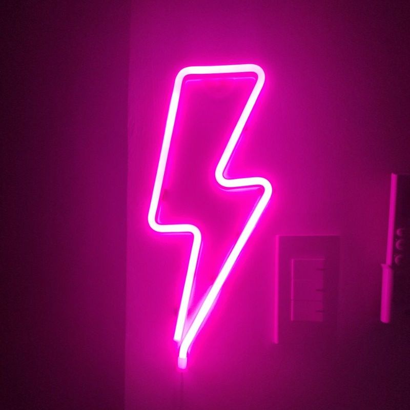 rgb neon decor sign lightning gaming set up rainbow dash | Shopee ...