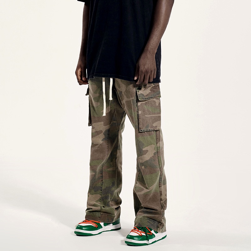 High Street GALLERY DEPT Style Wash Old Camouflage VIRGIL With A Loose ...