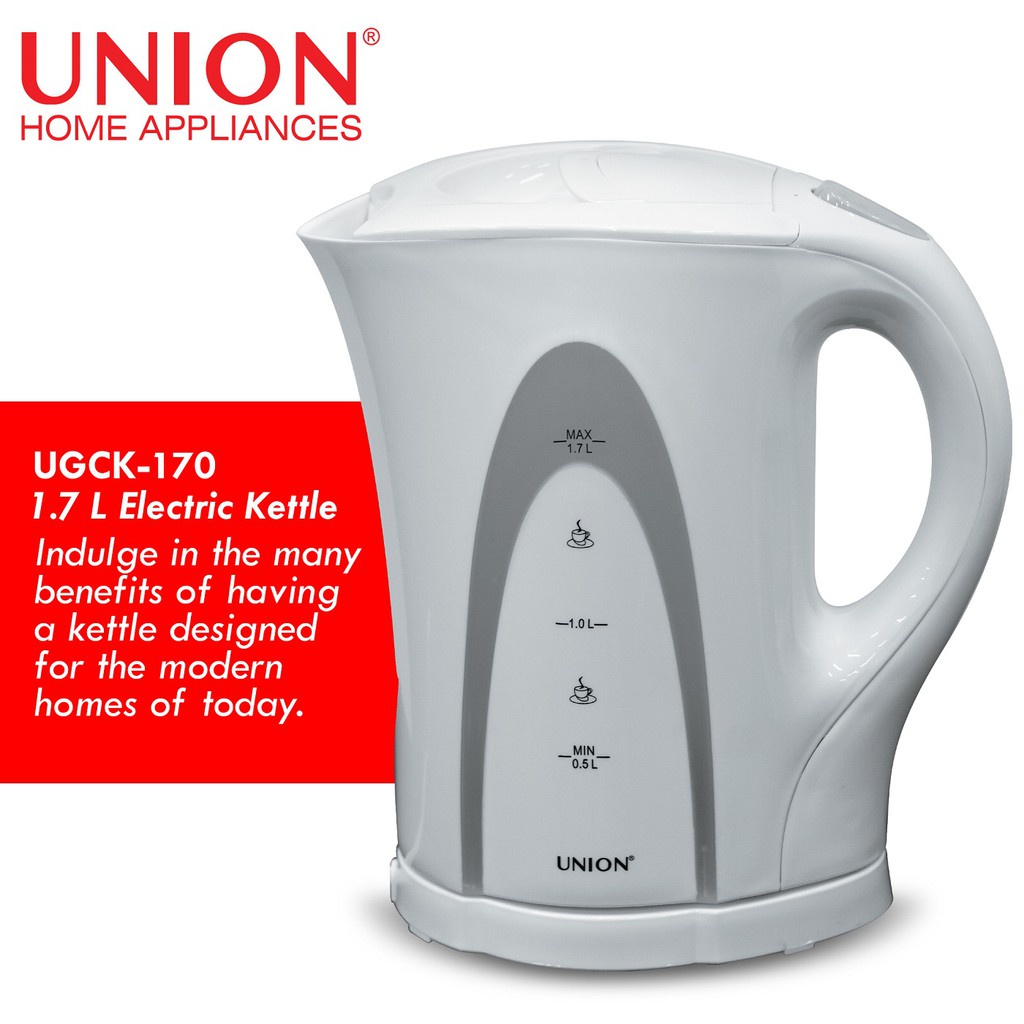 Union UGCK-170 1.7L Electric Kettle | Shopee Philippines