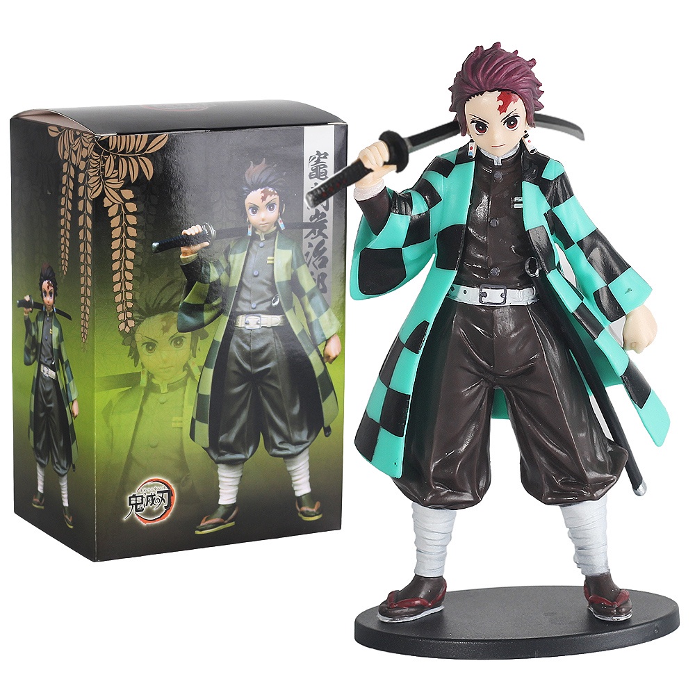 Anime Figure Demon Slayer Figure Kamado Tanjirou Nezuko Action Figures ...