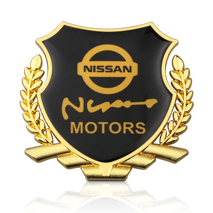 Nissan Metal Car Stickers Suitable for March/Juke/Terra/Almera/Grand ...