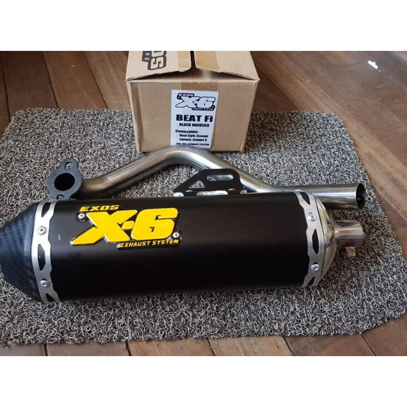 EXOS PIPE X6 for Click V1&V2/Beat Fi-Skydrive/Mio Soul i125/M3/GT ...