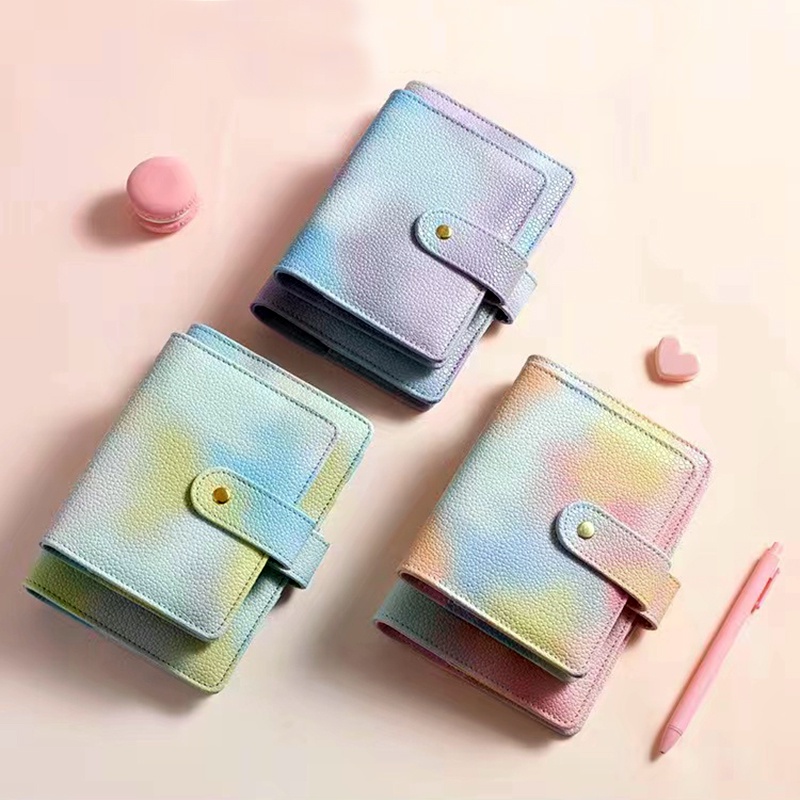 A5/A6/A7 Loose-leaf Binder Diary Notebook Journal Cover Macaron Color Planner Organizer Notepad ...