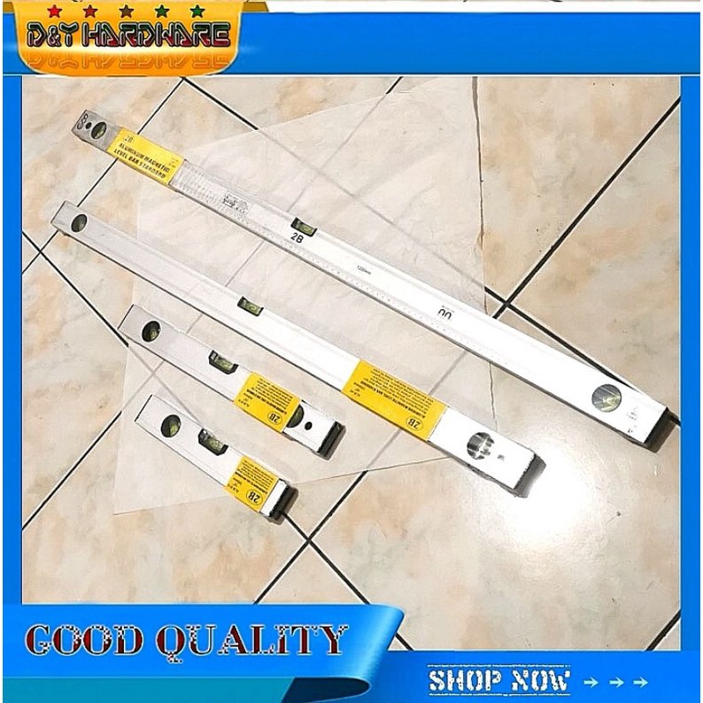 2B Aluminum Magnetic Level Bar Standard 12, 18, 24,inch | Shopee ...