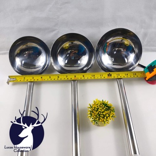 1PC HIGH QUALITY LONG HANDLE LADLE AND SIENSE WITH WOOD HANDLE (COOKING ...