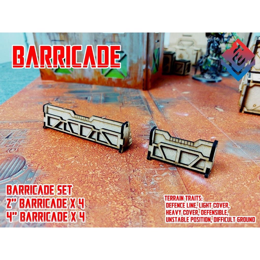 Barrierade Terrain MDF (40k&killteam and other game) By Teninone ...