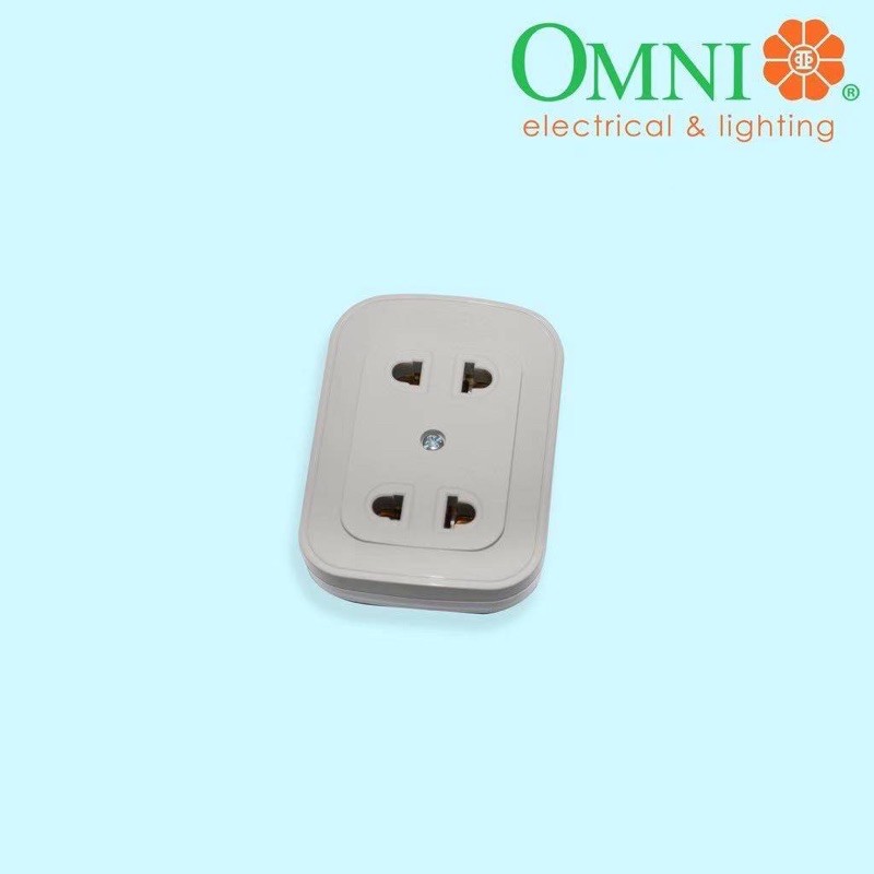 OMNI WSO-002 SURFACE DUPLEX CONVENIENCE OUTLET | Shopee Philippines