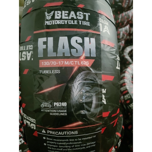 BEAST FLASH (P6240)TUBELESS TIRE 14-17" (INCHES)Skid tiresORIGINAL ...