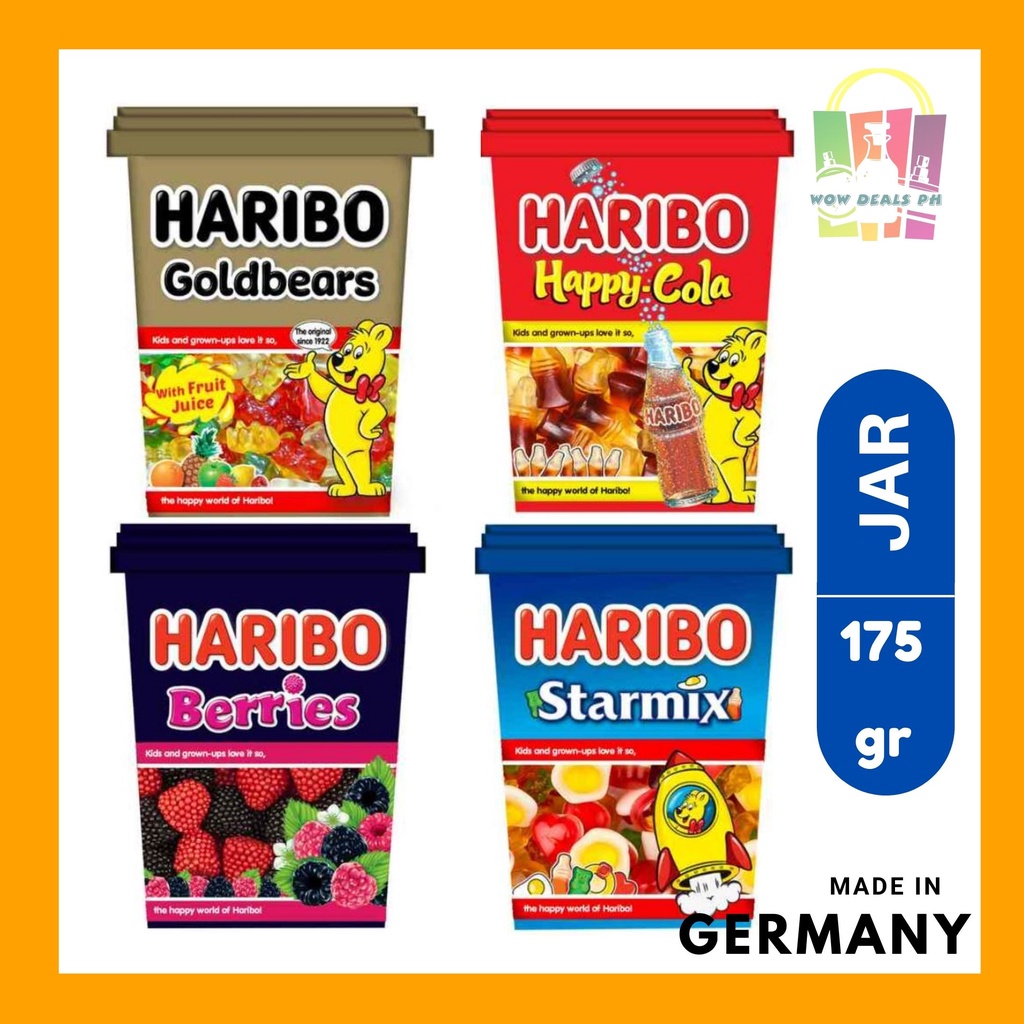 Haribo Jelly Candy Sachet 80g / Jar 175g (Choose Options) Exp : SEP ...