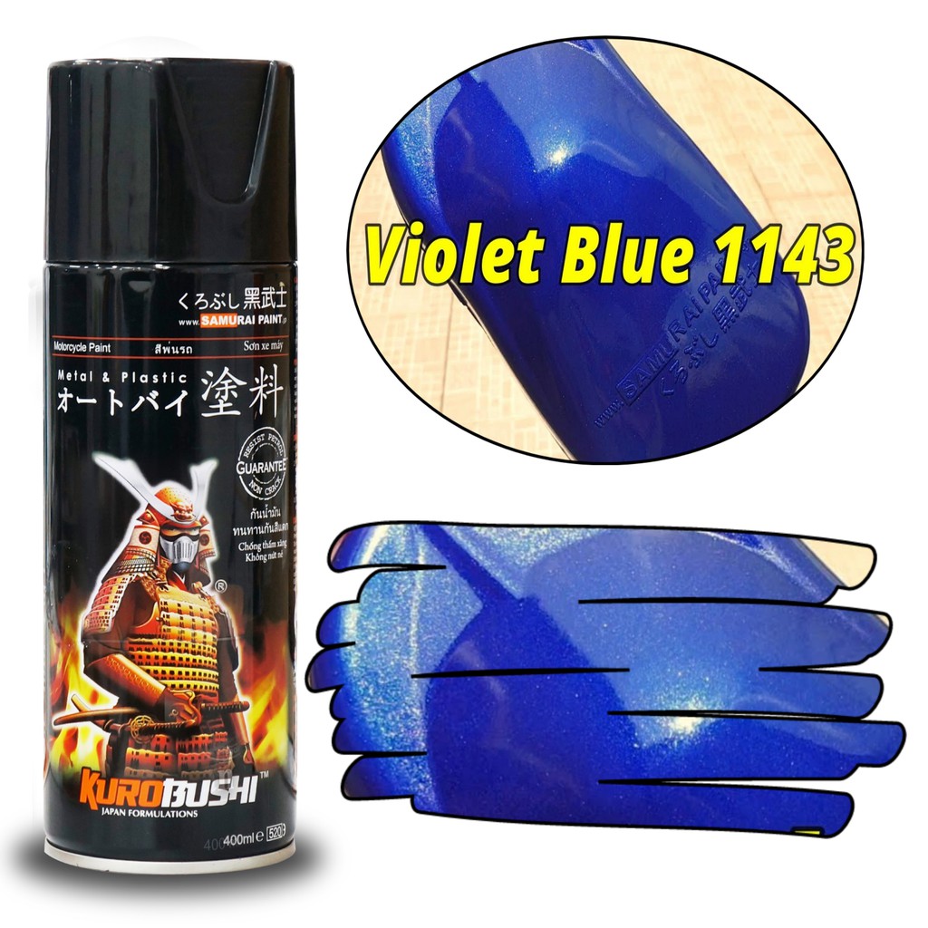 SAMURAI SPRAY PAINT 65/1143 Violet Blue - Cash on Delivery - COD ...