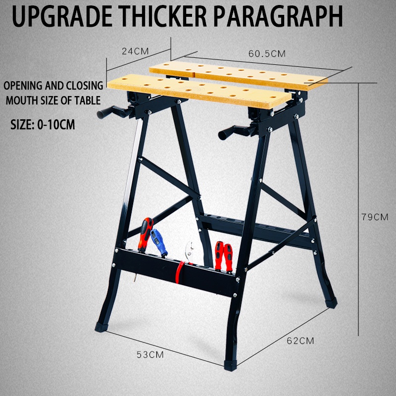 Work benches，Workbenches Portable Work Bench folding flip woodworking ...