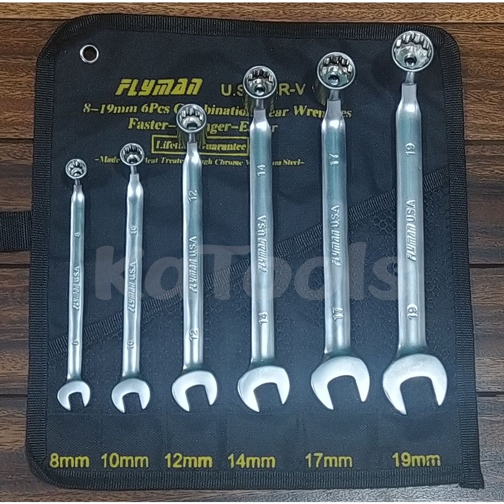 FLYMAN 6PCS COMBINATION SOCKET 8-19MM | Shopee Philippines