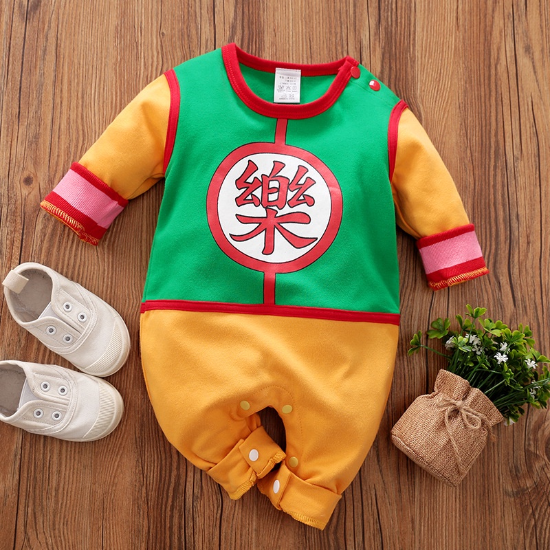 Anime Baby Romper Naruto Dragon Ball Long Sleeve Luffy Sasuke Uzumaki ...
