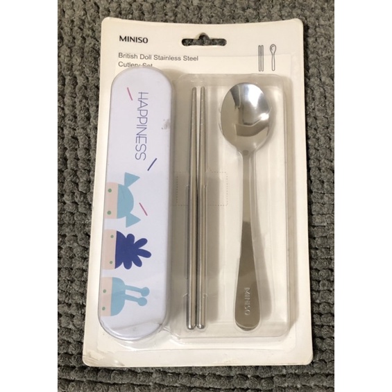 Brand New Auth Miniso British Doll Utensils Set / Miniso 12-Pc Flatware ...